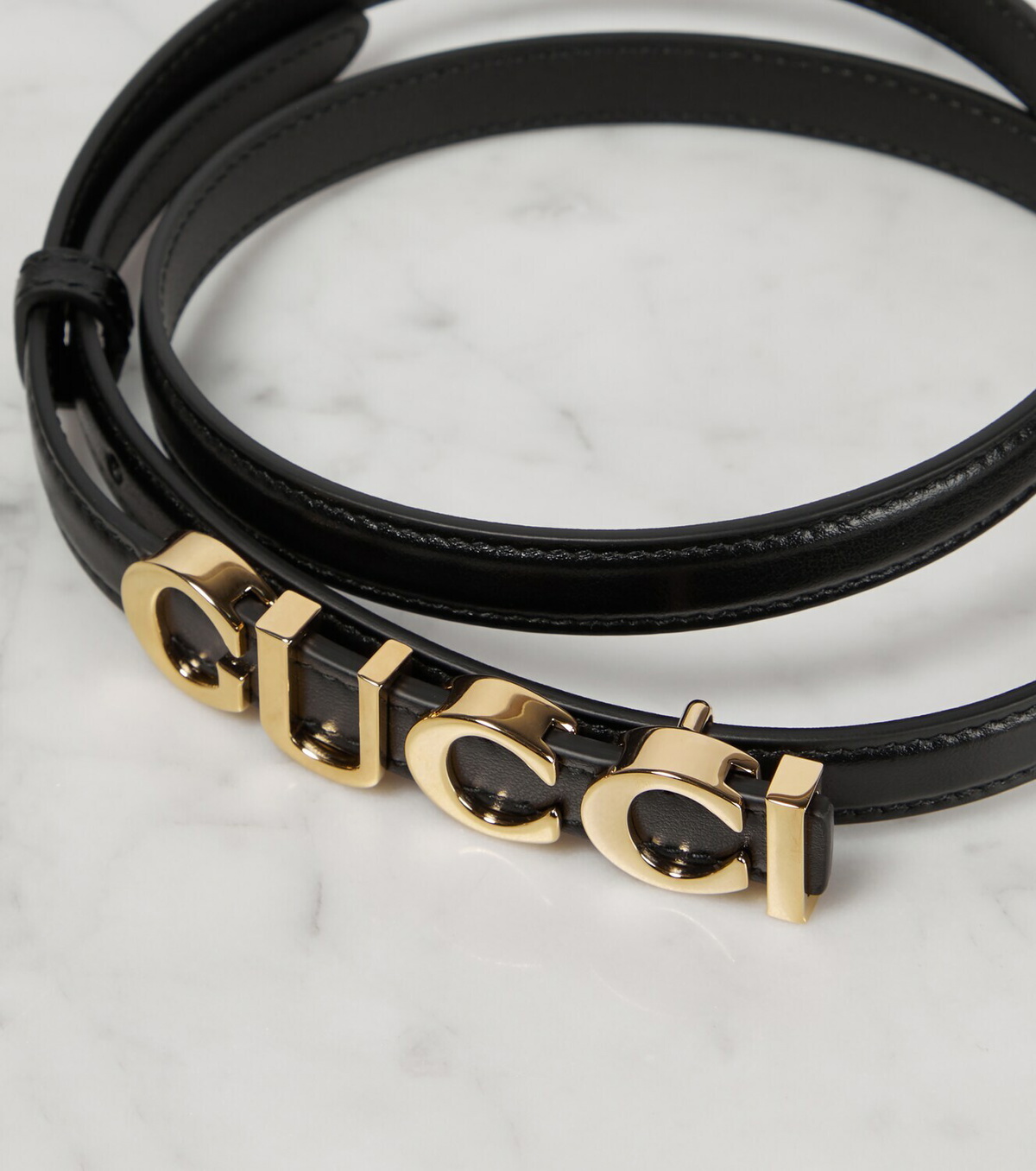 Gucci Logo leather buckle Gucci