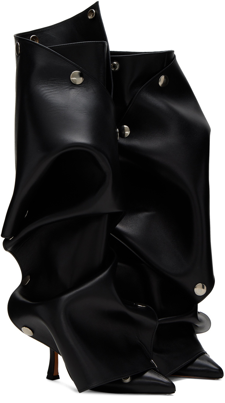 Y/Project Black Snap Off Boots Y/Project