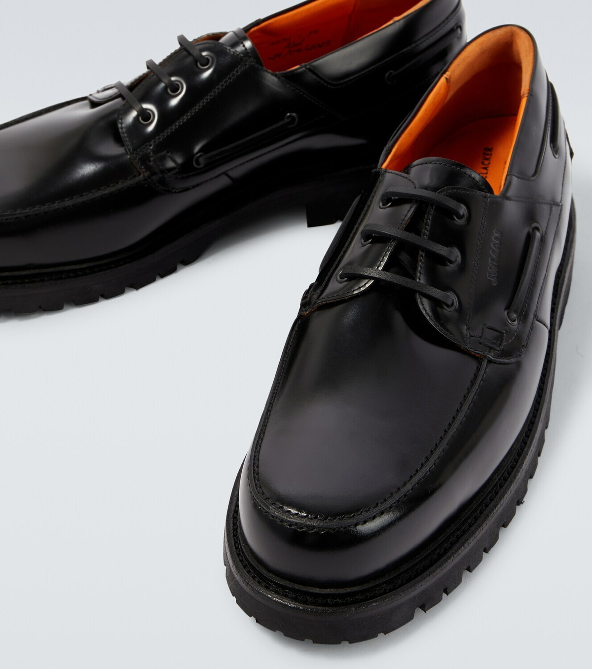 Junya Watanabe x Heinrich Dinkelacker leather boat shoes Junya Watanabe