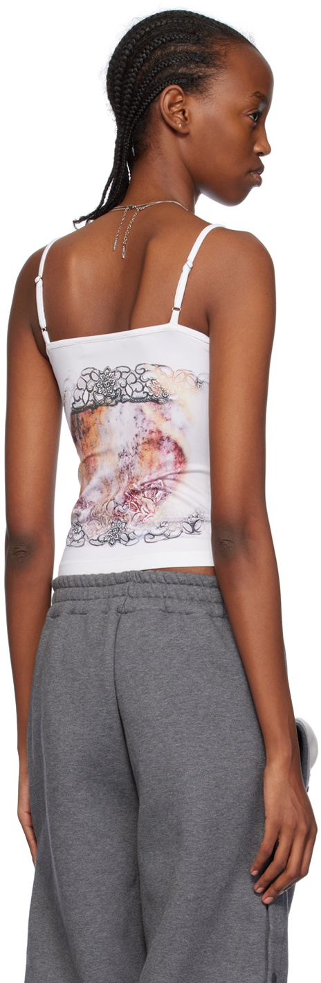 Y/Project White Printed Tank Top Y/Project