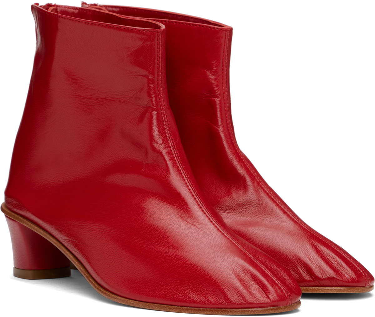 Martiniano Red High Leone Boots Martiniano