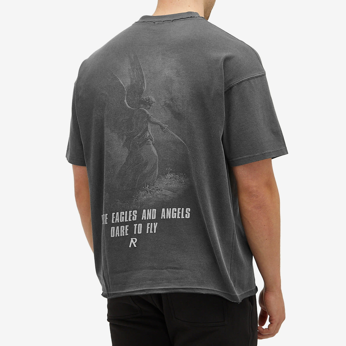 Represent Men's Godspeed T-Shirt in Aged Black Represent