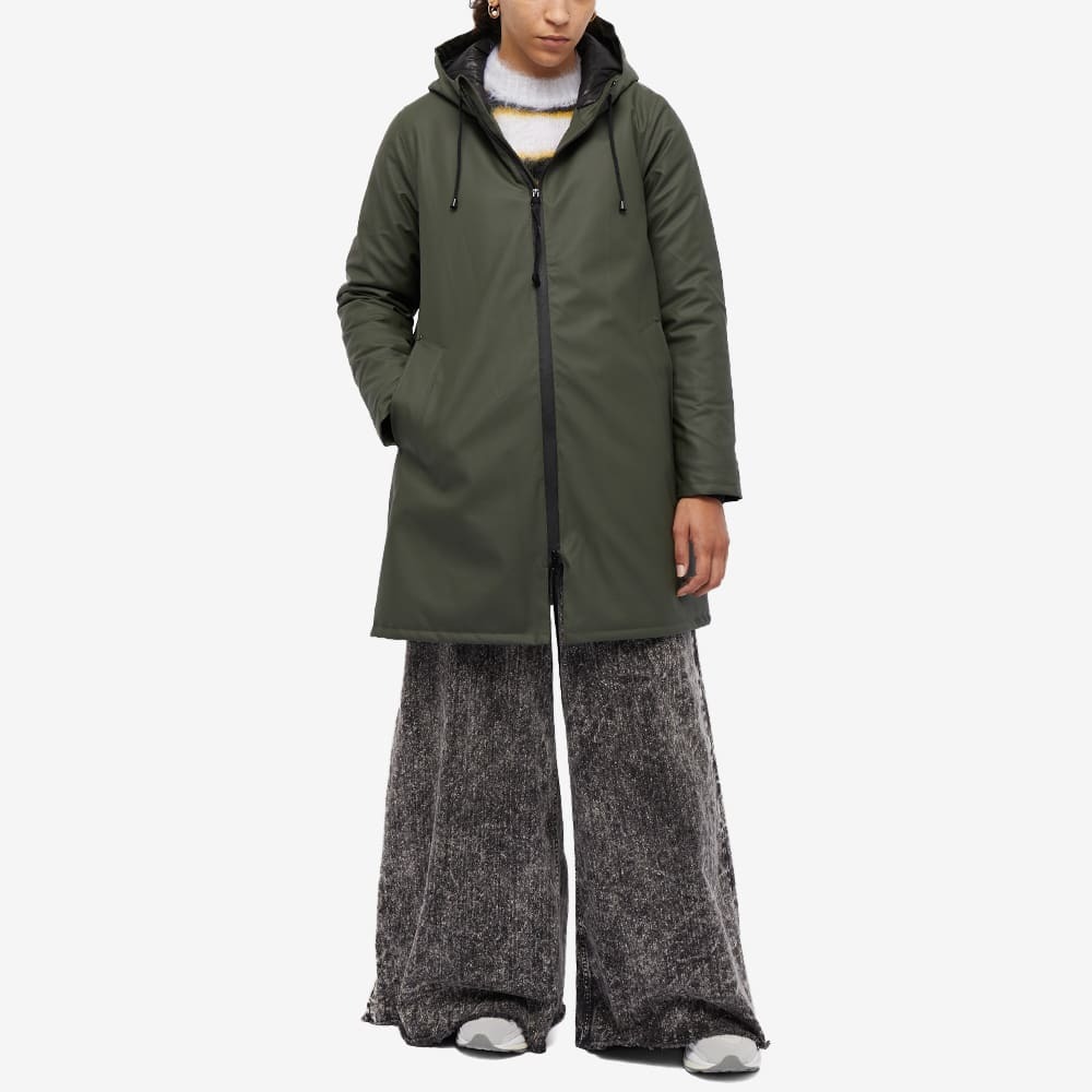 Stutterheim Women's Moseback Puffer Lined Coat in Green Stutterheim