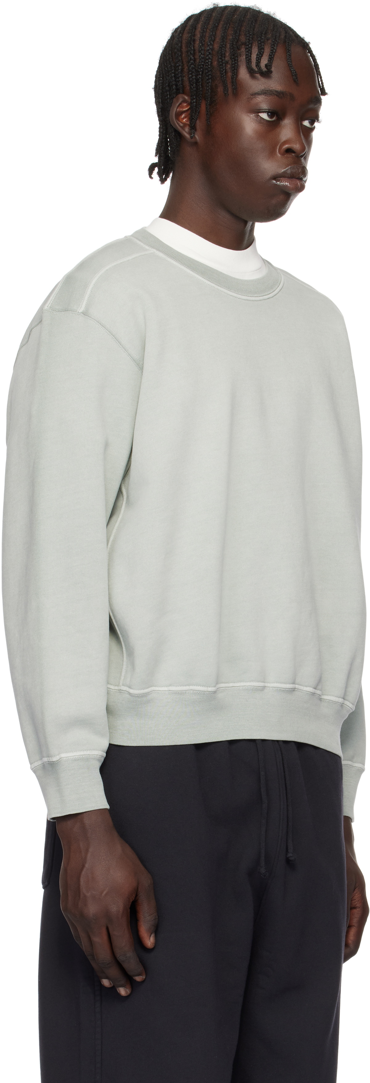 Lady White Co. Off-White Mini Crewneck Sweatshirt Lady White Co.