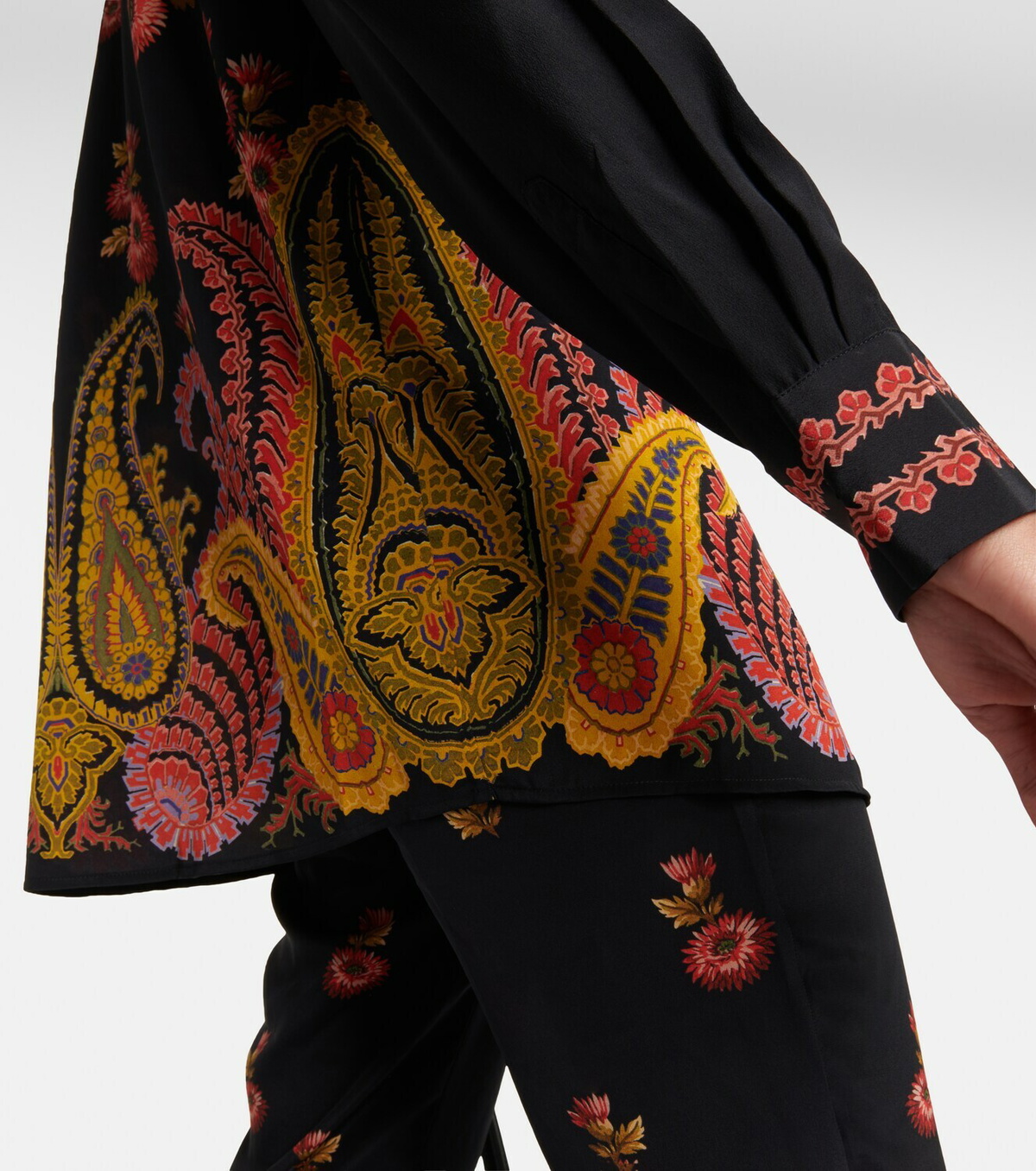 Etro Paisley silk blouse Etro