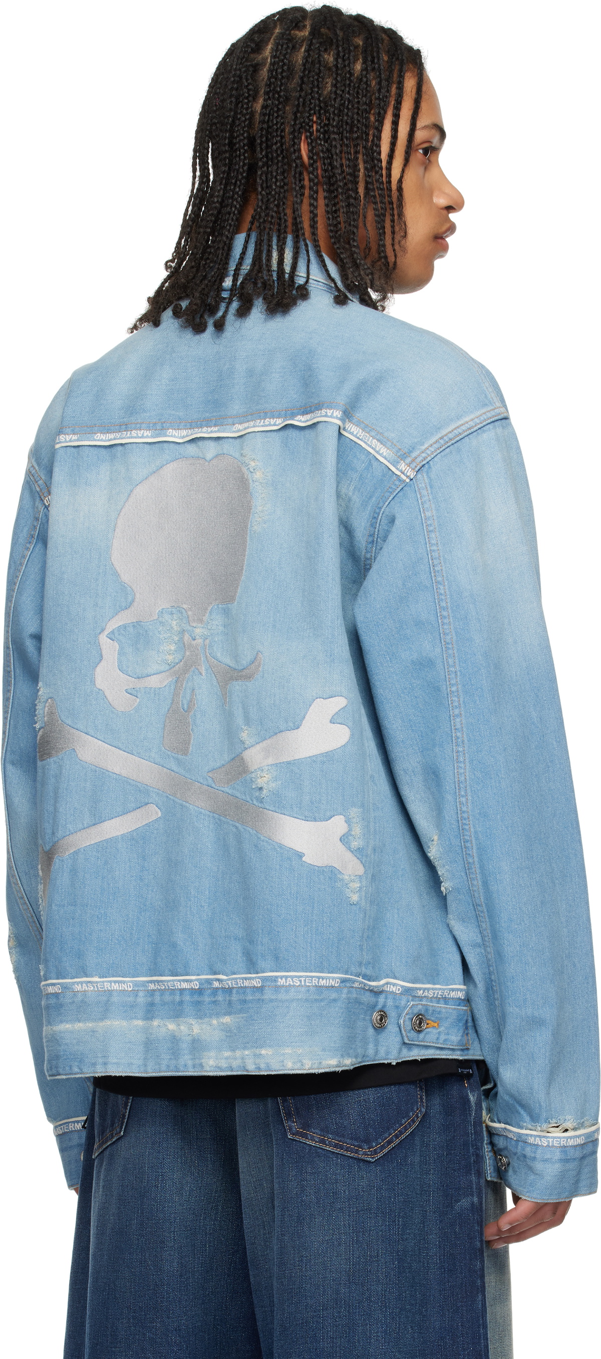 mastermind JAPAN Blue Inside-Out Denim Jacket mastermind JAPAN