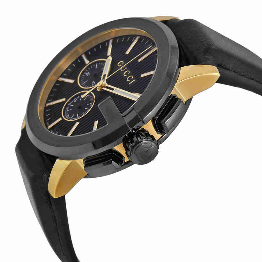 Gucci G-Chrono Chronograph Black Dial Mens Watch YA101203 Gucci