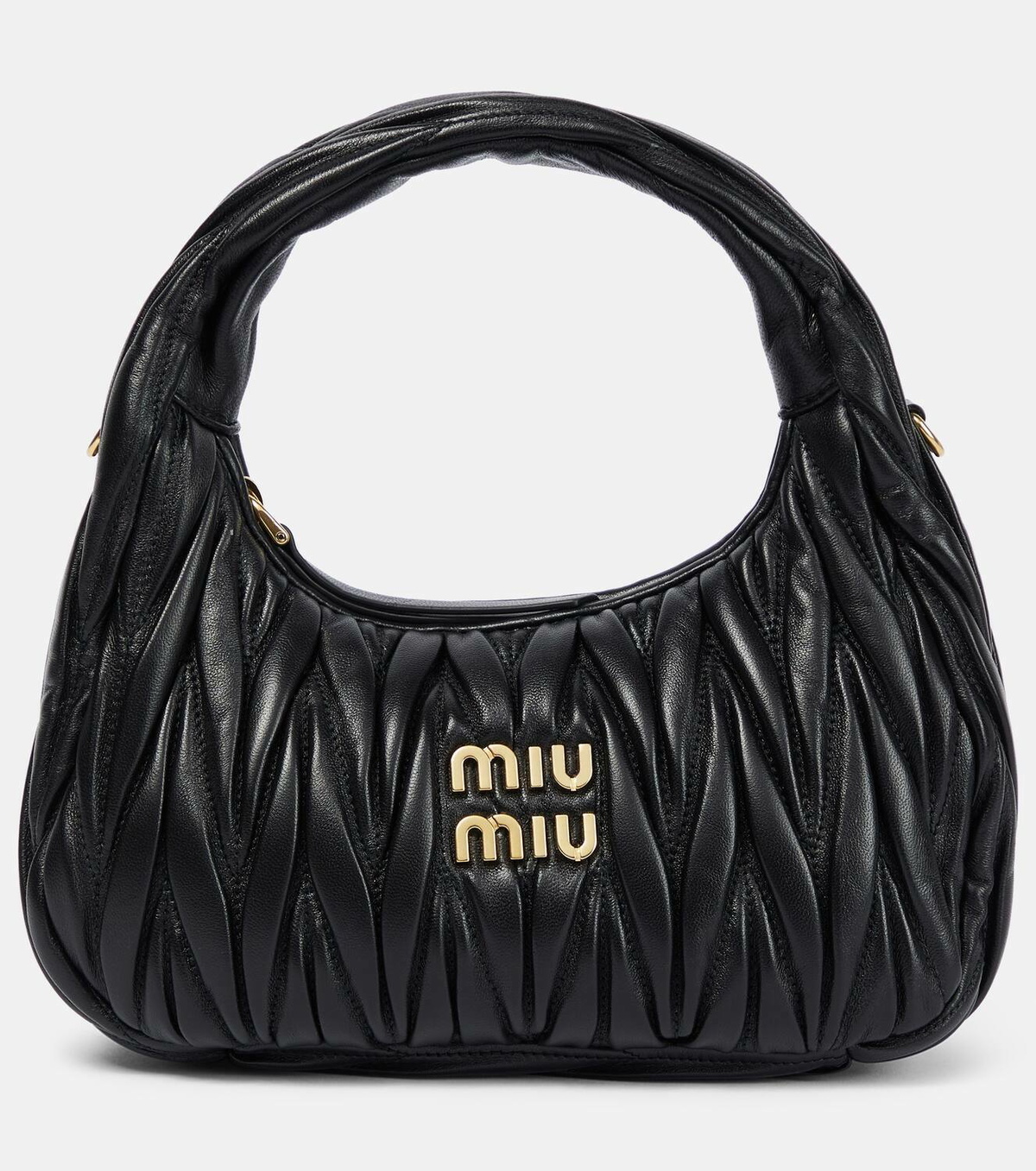Miu Miu Miu Wander matelassé leather shoulder bag Miu Miu