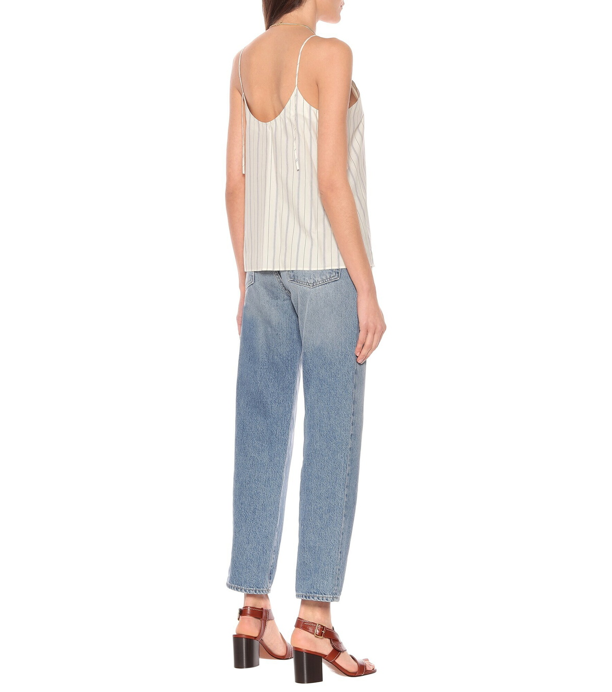 Chloe - Striped cotton camisole Chloe