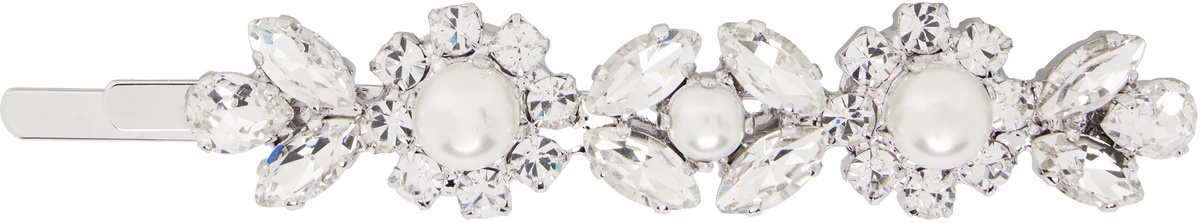 Simone Rocha Silver Daisy Floret Hair Clip Simone Rocha