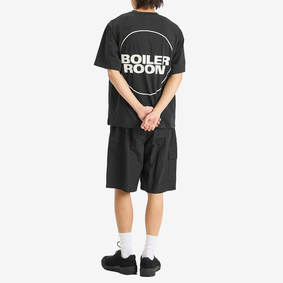 Boiler Room Men's Cracked Logo T-Shirt in Black Boiler Room