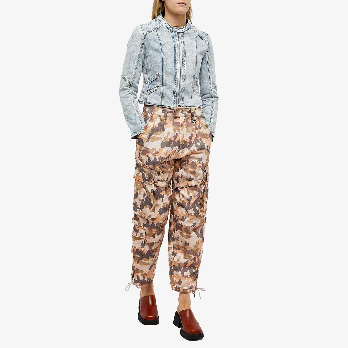 Isabel Marant Women's Denim Jacket in Light Blue Isabel Marant