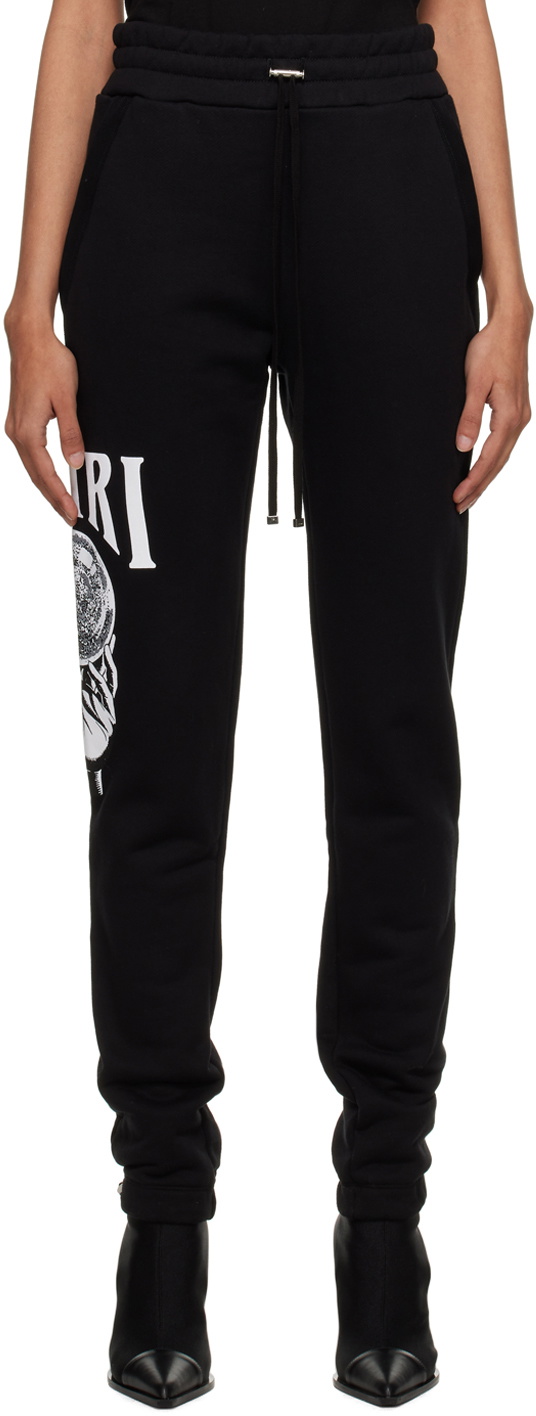 AMIRI Black Crystal Ball Lounge Pants Amiri