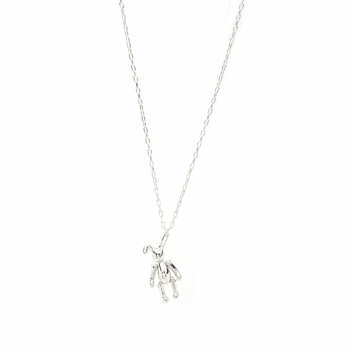 Ambush Men's Bunny Charm Necklace in Silver Ambush