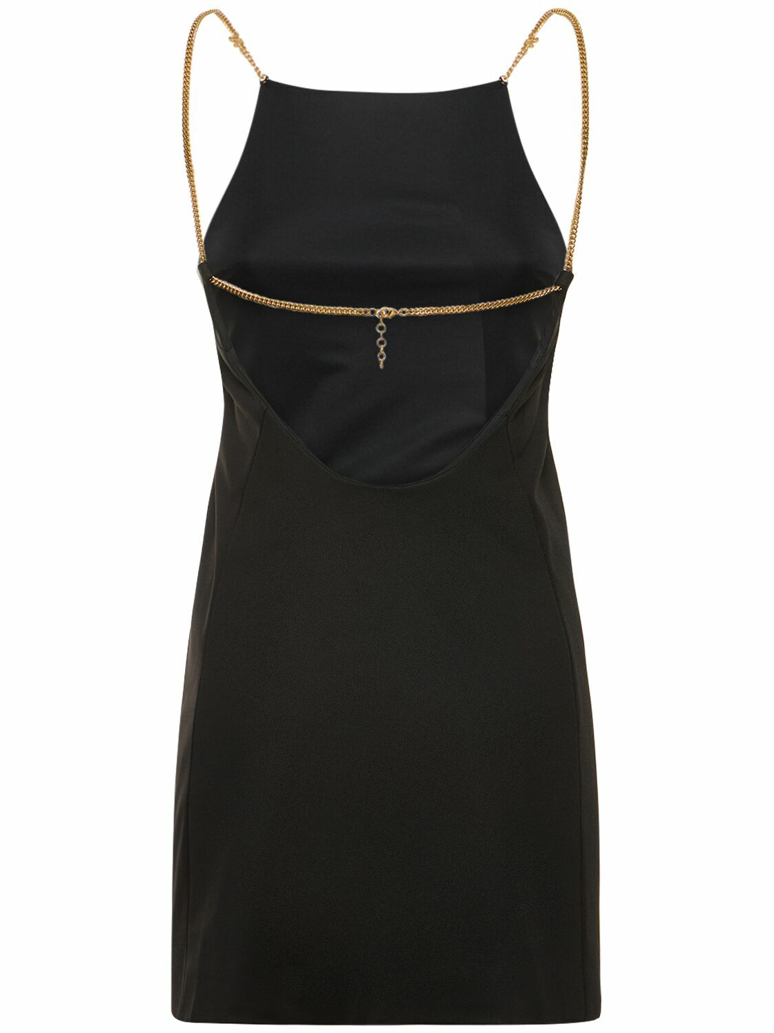 PALM ANGELS - Open Back Chain Mini Dress Palm Angels