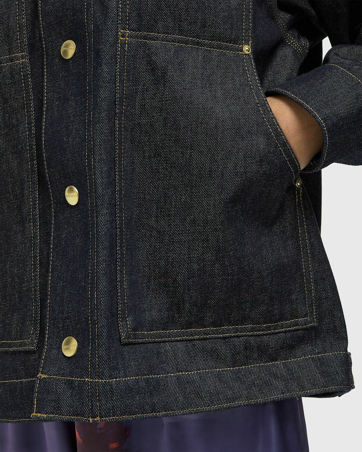 Carhartt WIP OG Arctic Jacket Blue Womens Denim Jacket Carhartt WIP