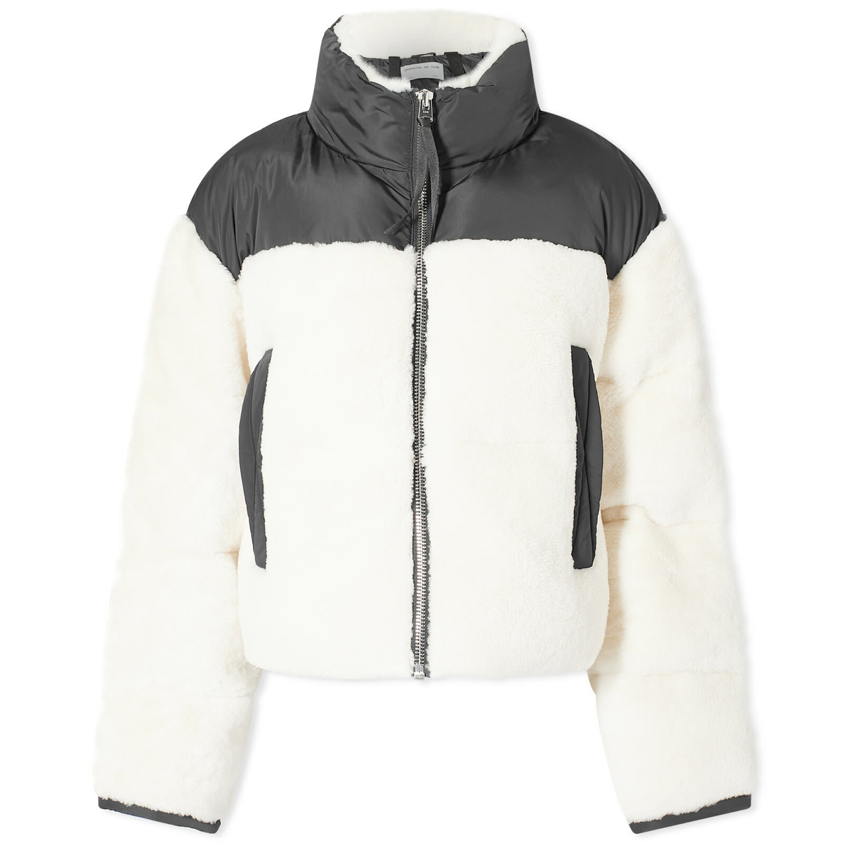 Shoreditch Ski Club Women's Maya Shearling Puffer Jacket in Natural ...