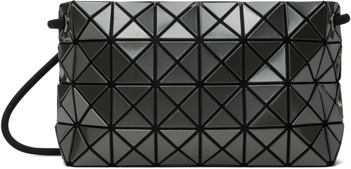BAO BAO ISSEY MIYAKE Gunmetal Loop Metallic Bag Bao Bao Issey Miyake