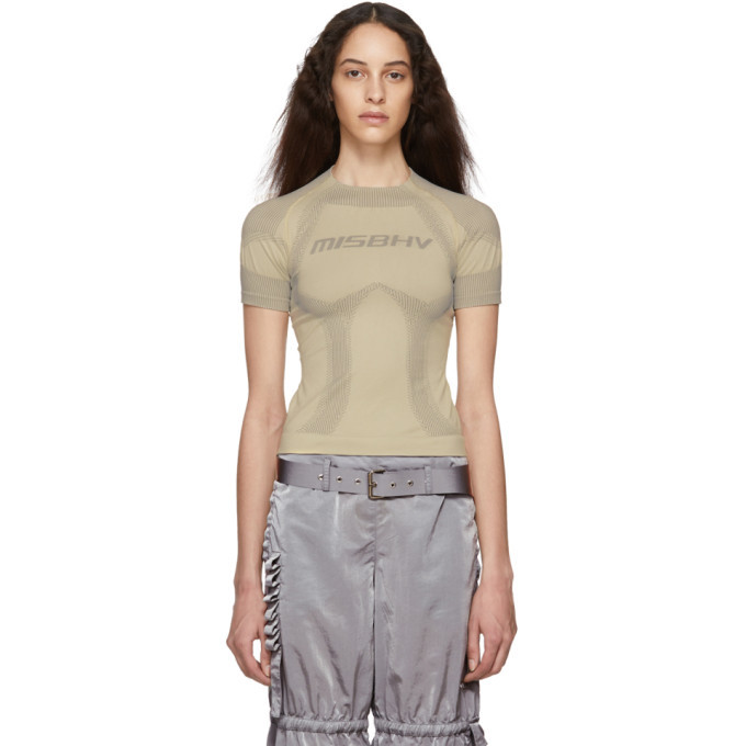 MISBHV Beige Active T-Shirt MISBHV