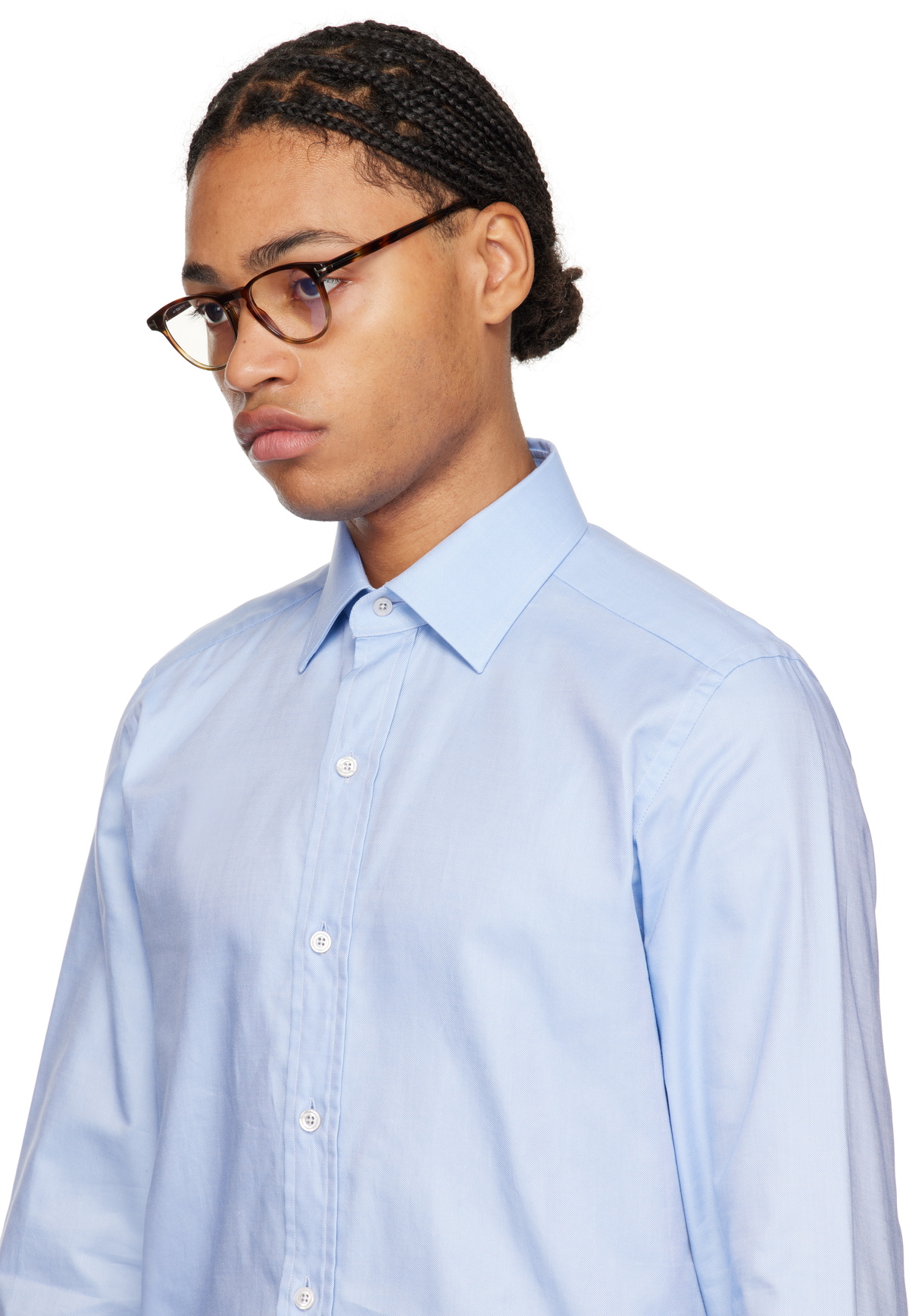 TOM FORD Brown Round Glasses TOM FORD