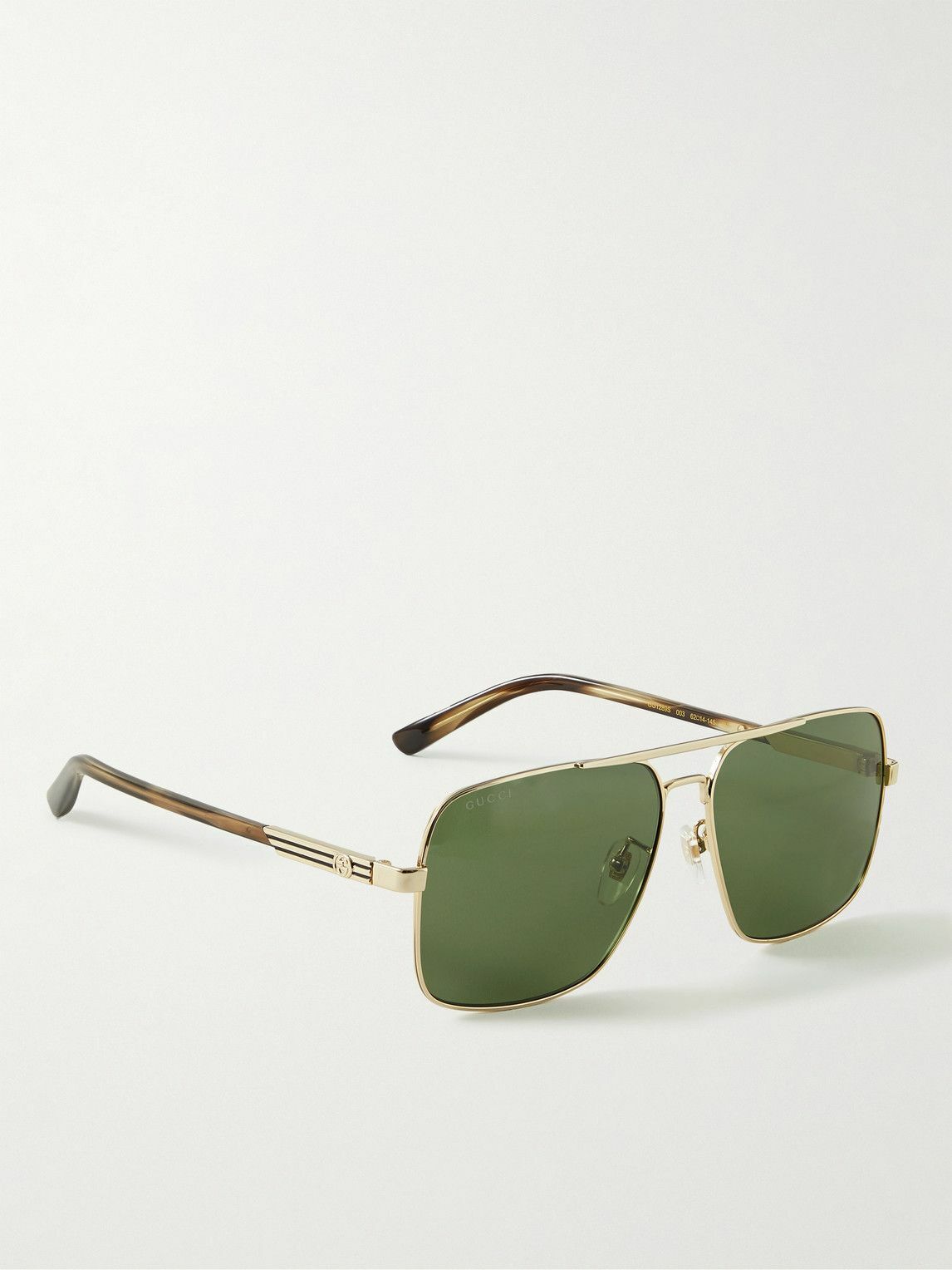 Gucci Eyewear - Aviator-Style Gold-Tone Sunglasses Gucci