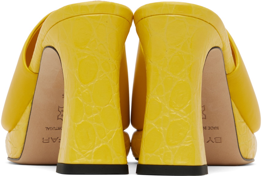 BY FAR Yellow Beliz Mules By Far