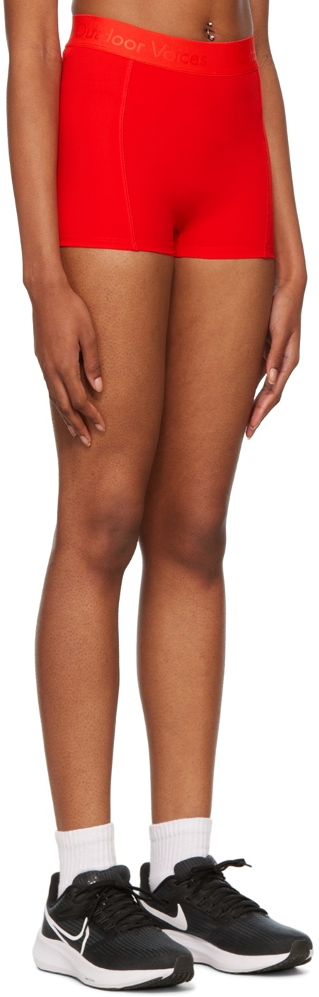 Outdoor Voices Red Zoom 1.5 Bloomer Sport Shorts Outdoor Voices