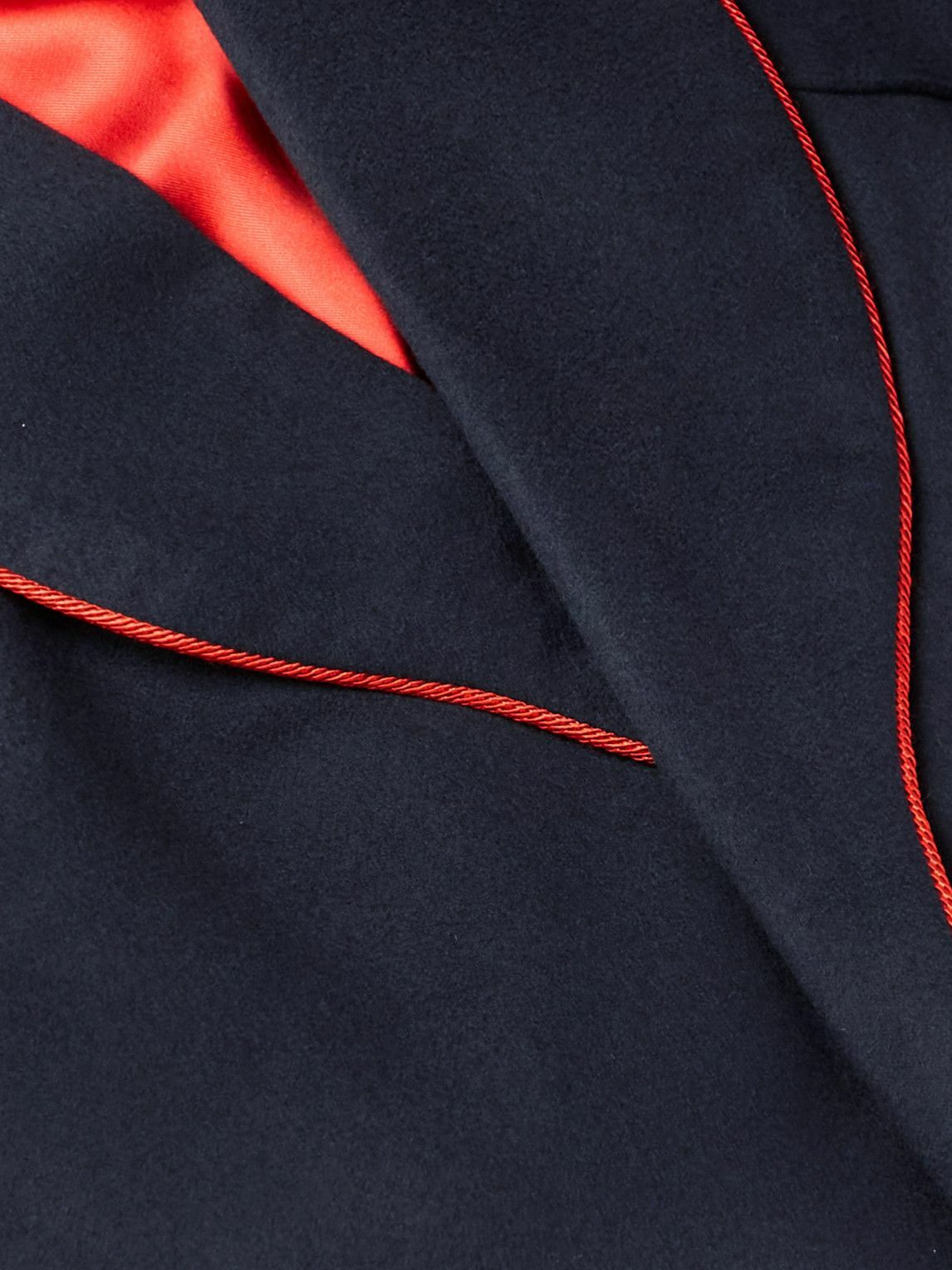 Rubinacci - Wool and Cashmere-Blend Robe - Blue Rubinacci