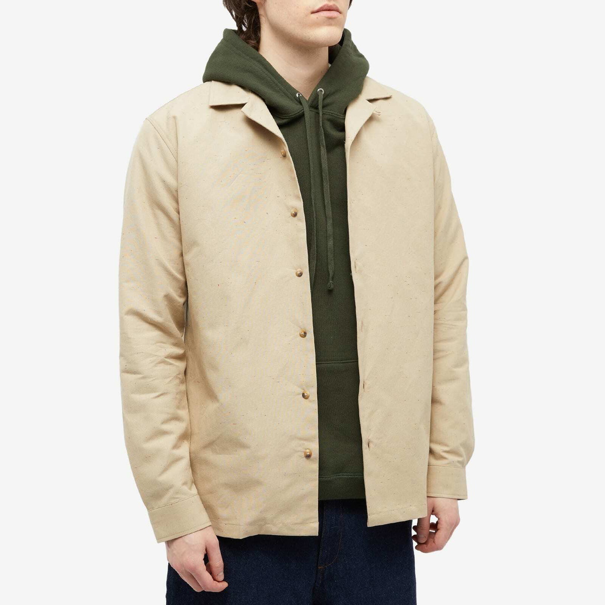 Kestin Men's Tain Shirt in Sand Nep Kestin Hare