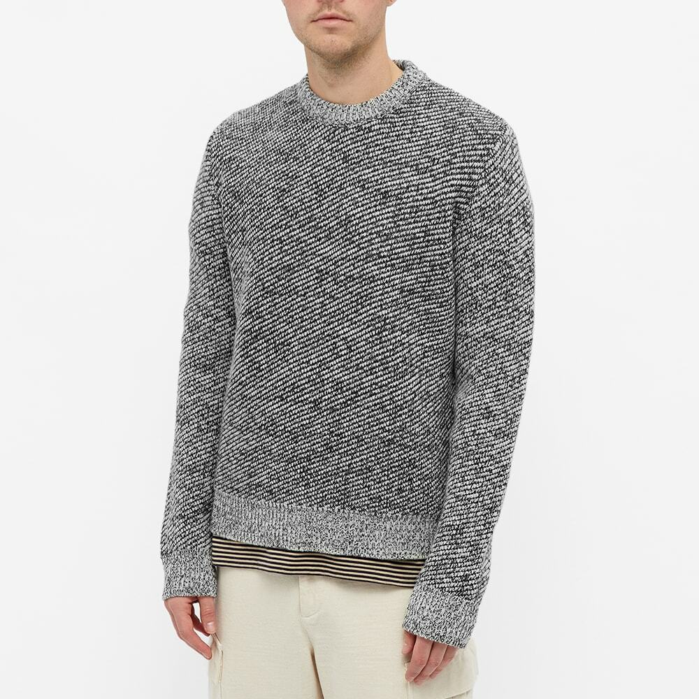 Barena Men's Crew Knit in Black Barena