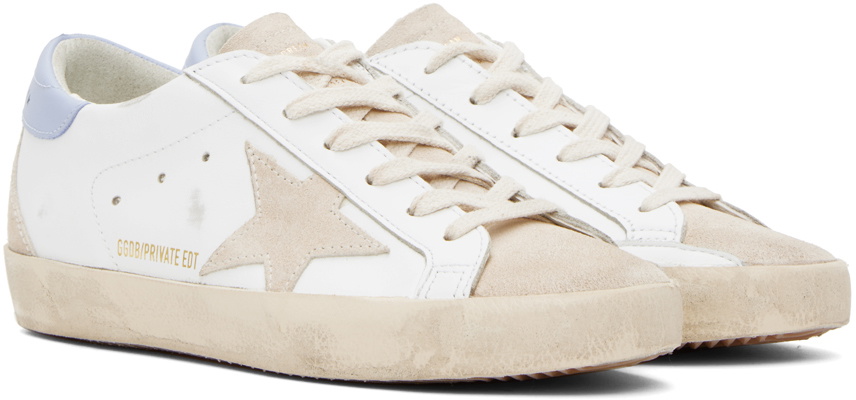Golden Goose SSENSE Exclusive White Super-Star Sneakers Golden Goose ...