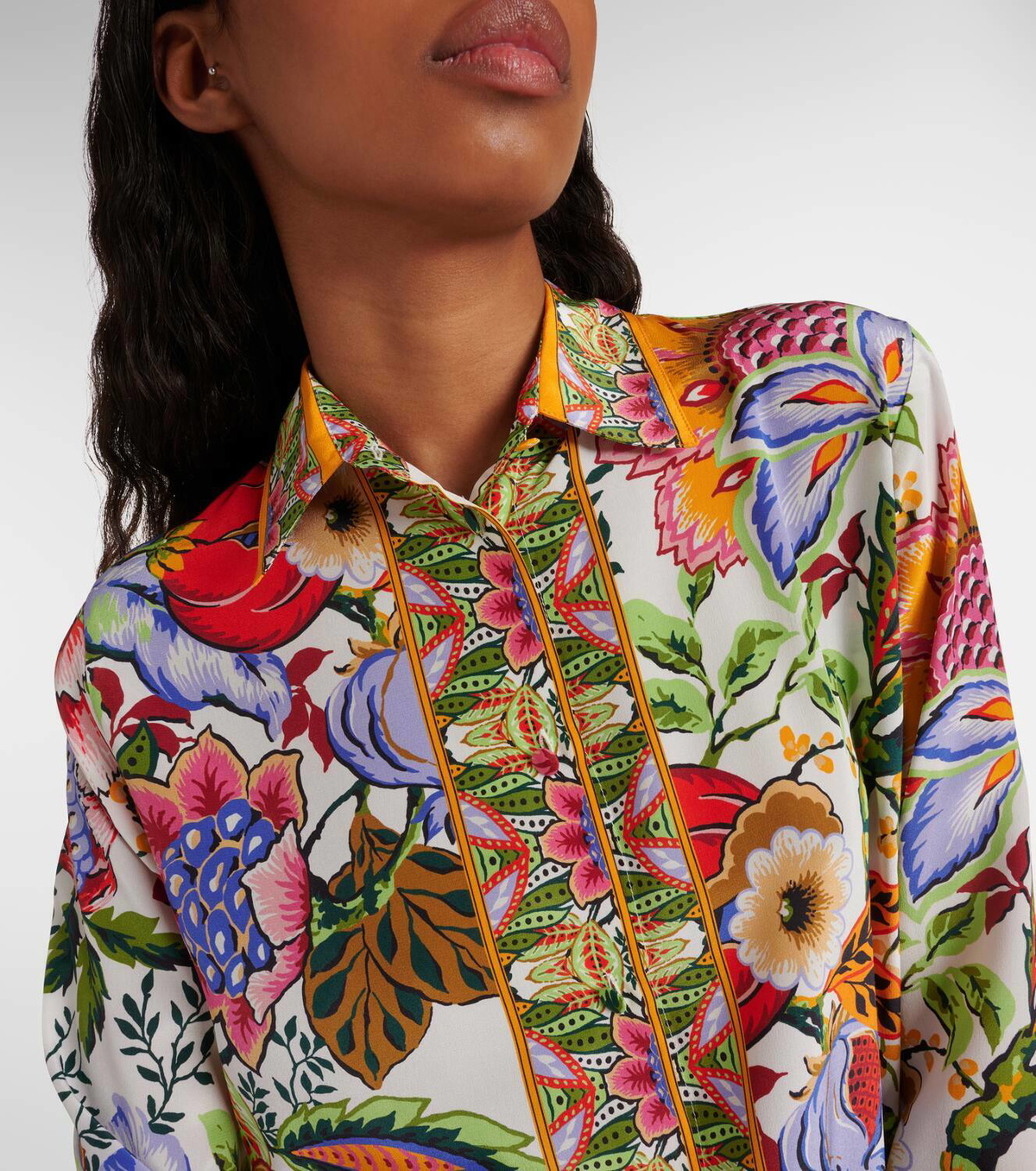 Etro Printed silk shirt Etro