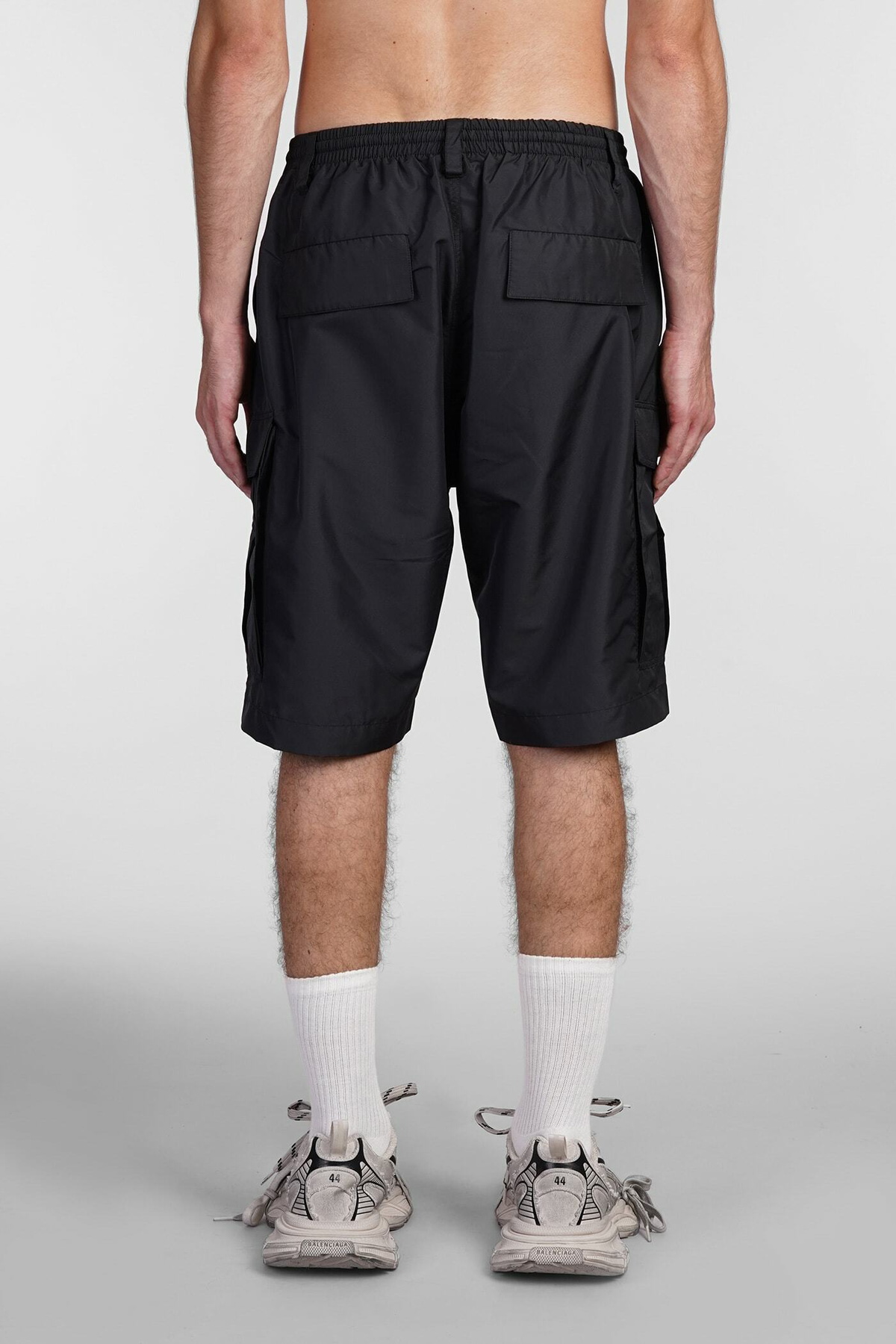 Balenciaga Shorts In Black Polyester Balenciaga