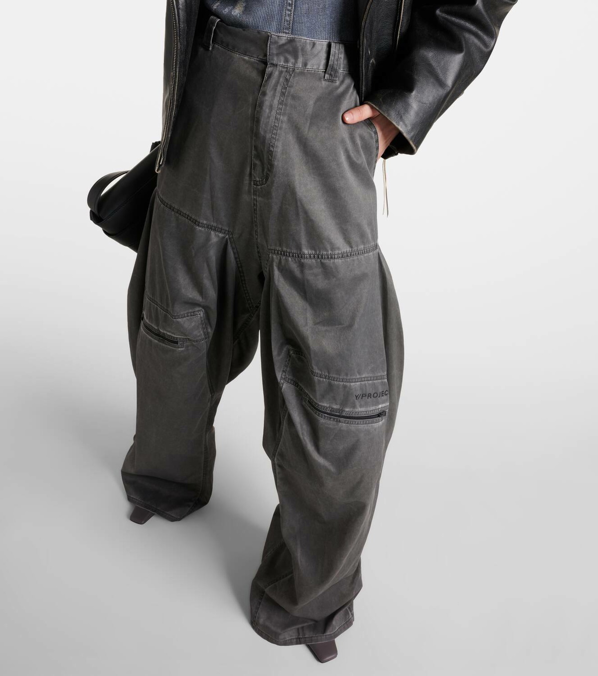 Y/Project Faded cargo jeans Y/Project