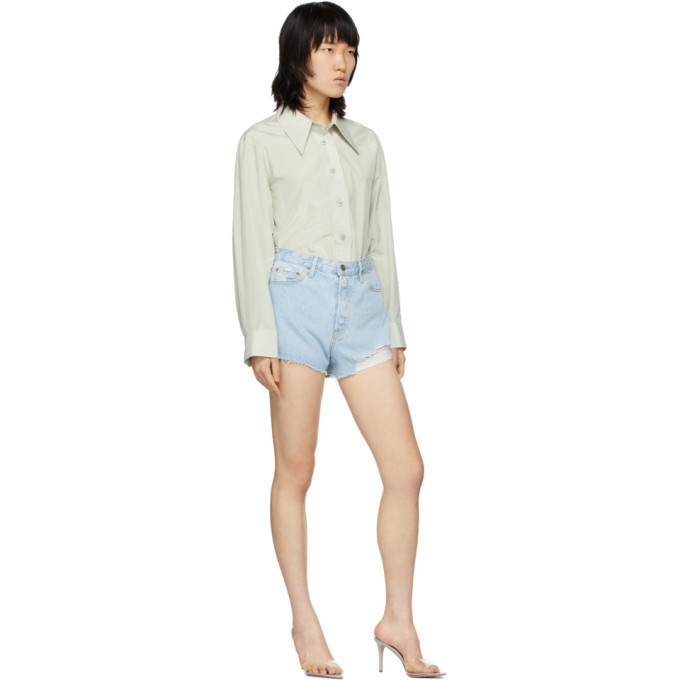 Grlfrnd Blue Denim Cindy Shorts Grlfrnd