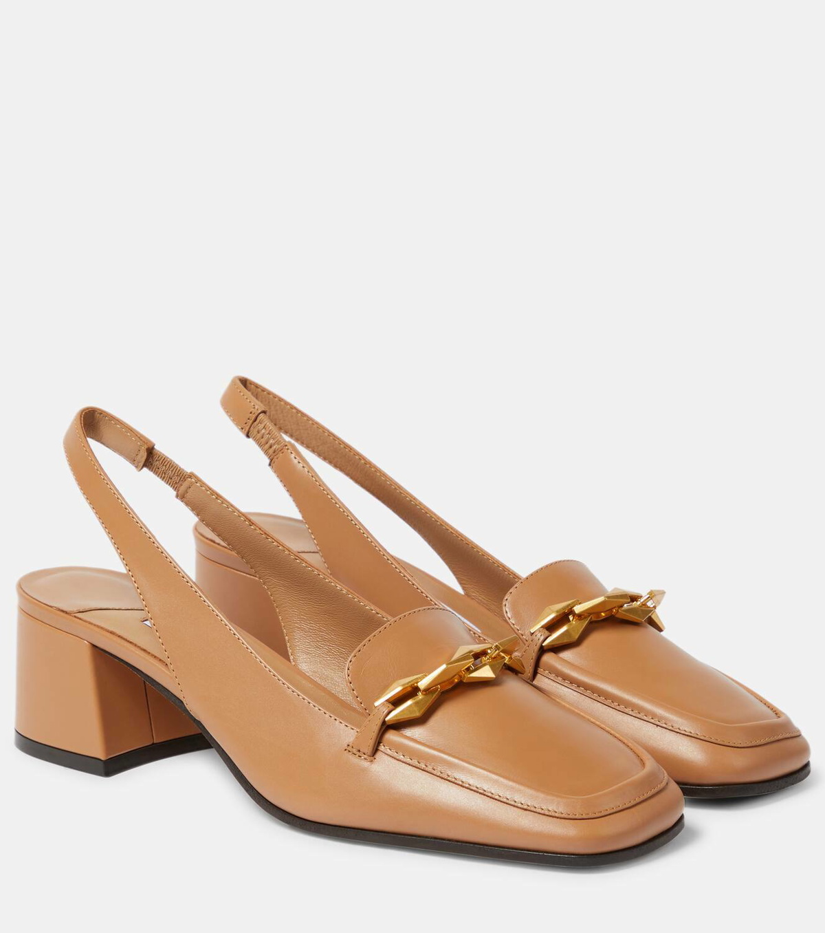 Jimmy Choo Diamond Tilda leather slingback pumps Jimmy Choo