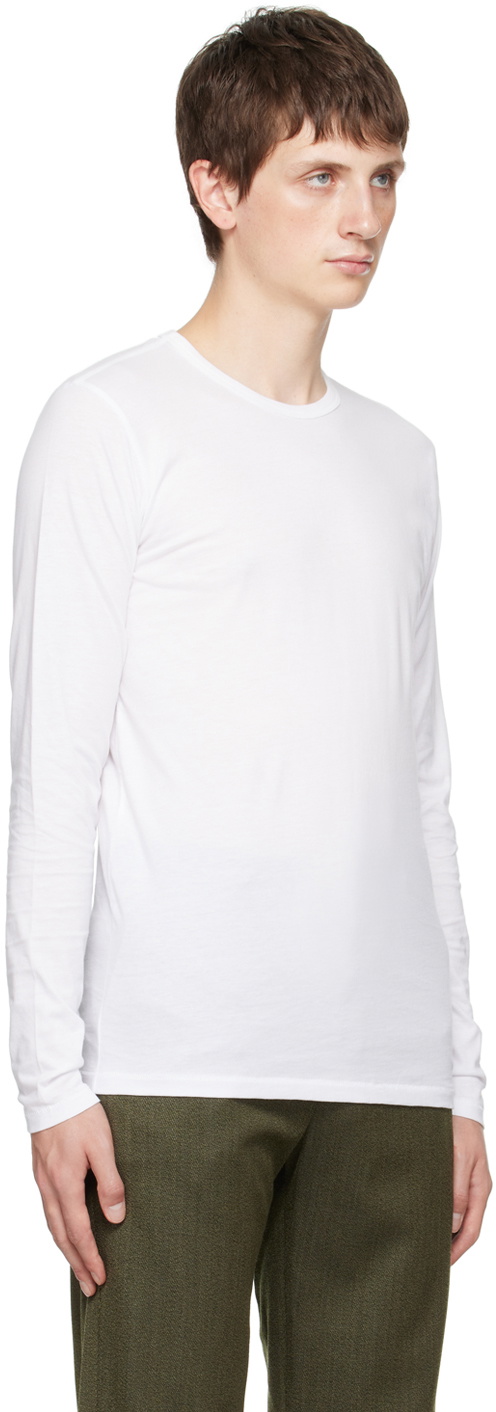 rag & bone White Principle Base T-Shirt Rag and Bone
