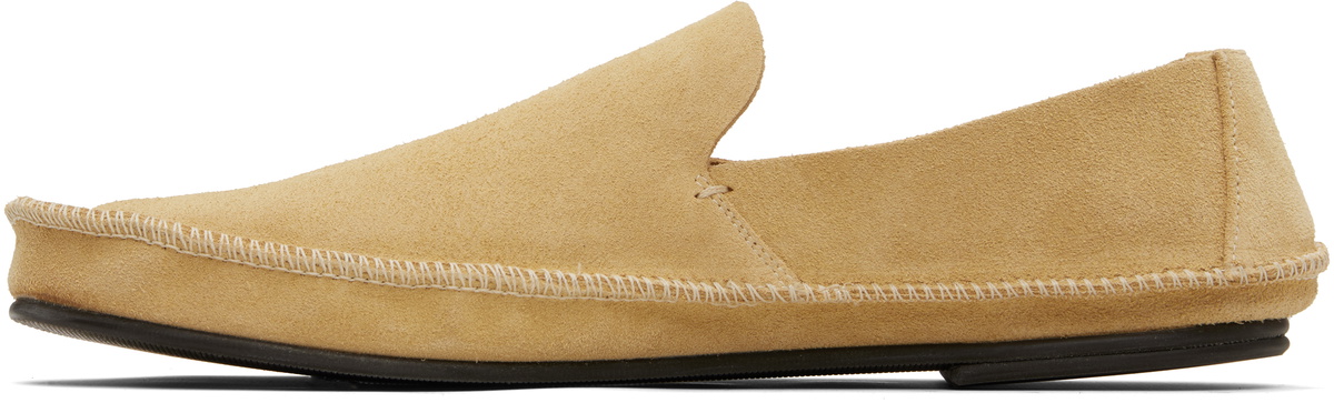 The Row Beige Tyler Loafers The Row