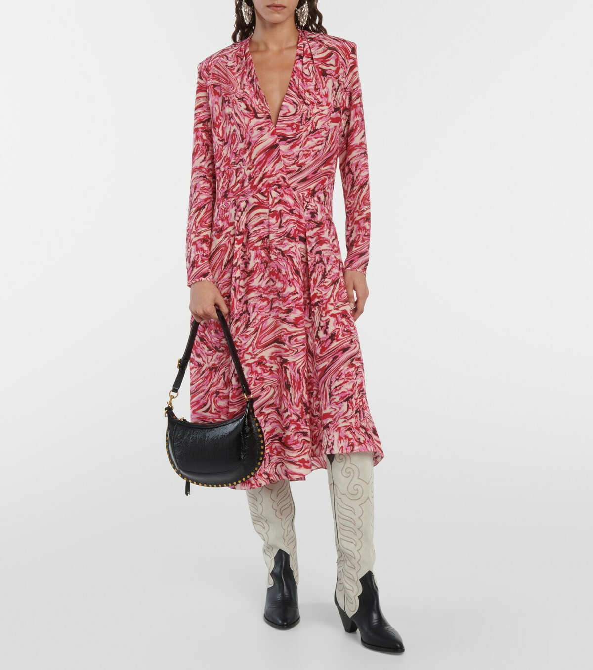 Isabel Marant Oskan Moon leather shoulder bag Isabel Marant