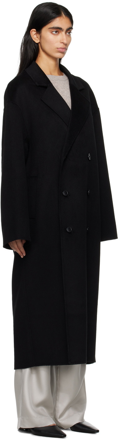 Loulou Studio Black Bonero Coat Loulou Studio