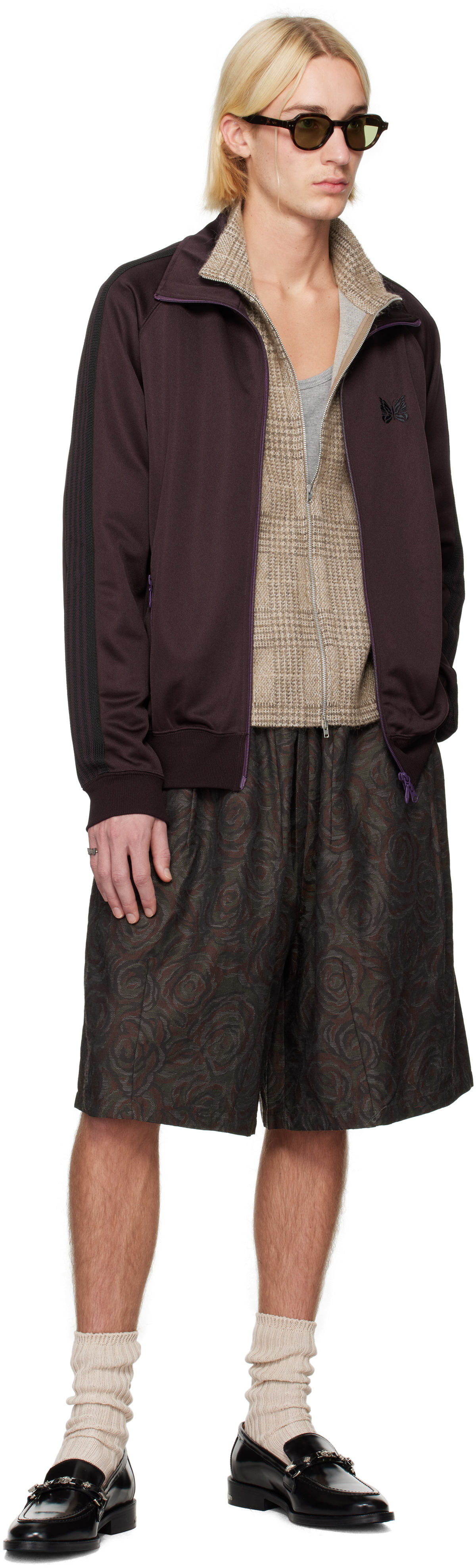 NEEDLES Purple Poly Smooth Track Jacket Needles