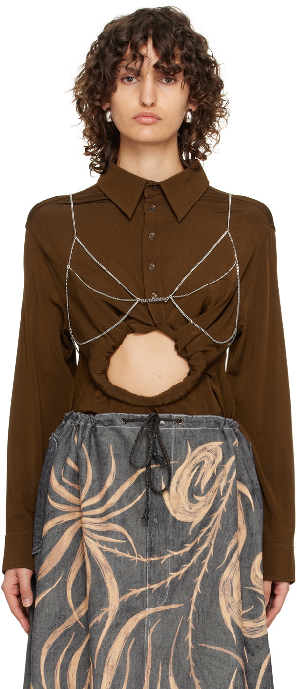 Numbering Silver #1000 Bralette Body Chain Numbering