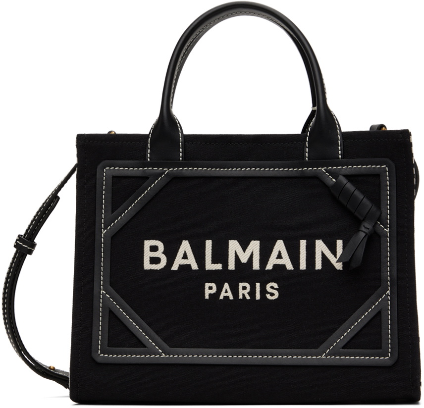 Balmain Black & White B-Army Shopper Bag Balmain