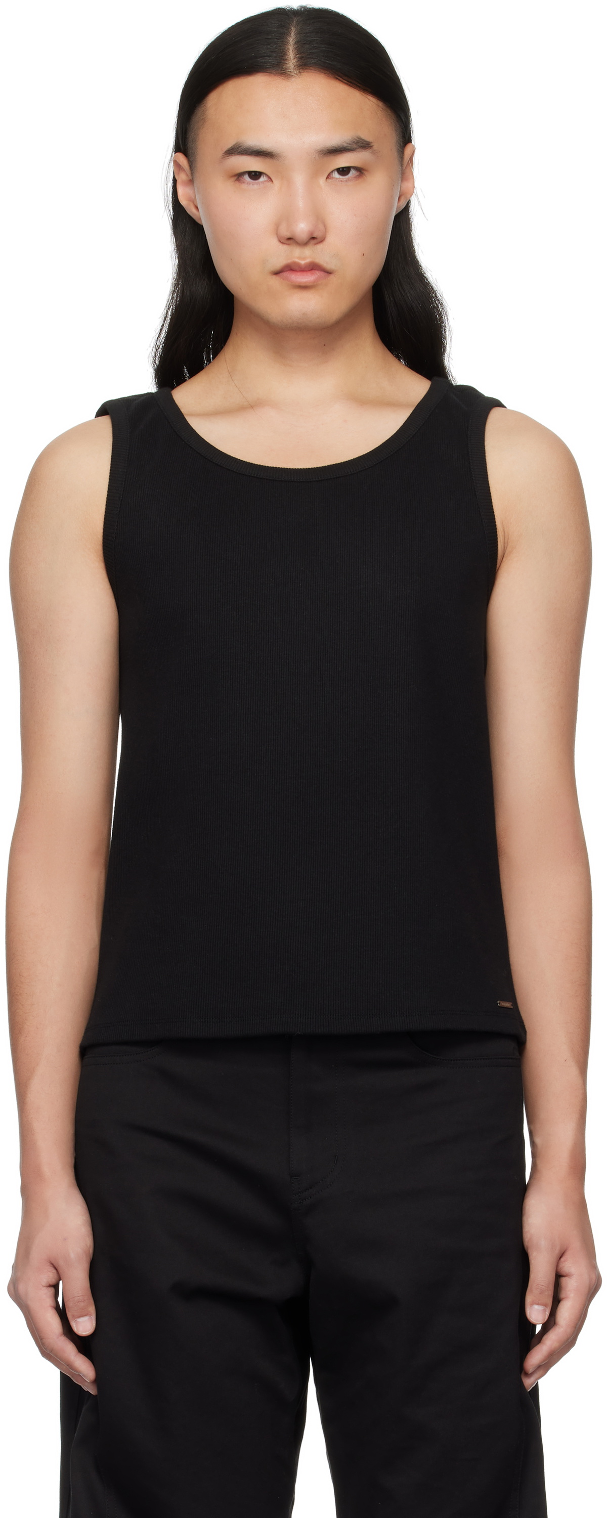 lesugiatelier Black Cut Out Tank Top lesugiatelier