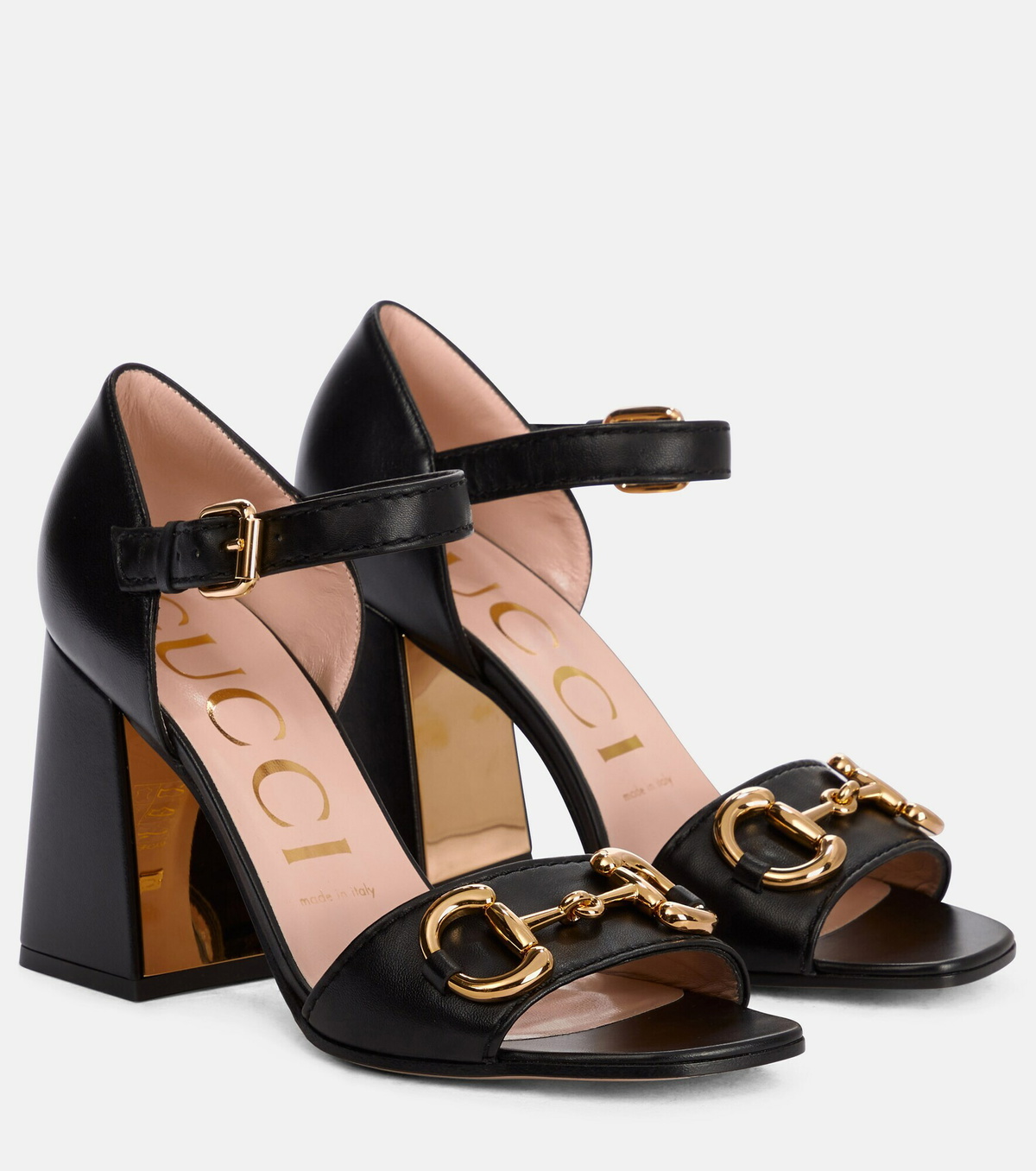 Gucci - Horsebit leather sandals Gucci