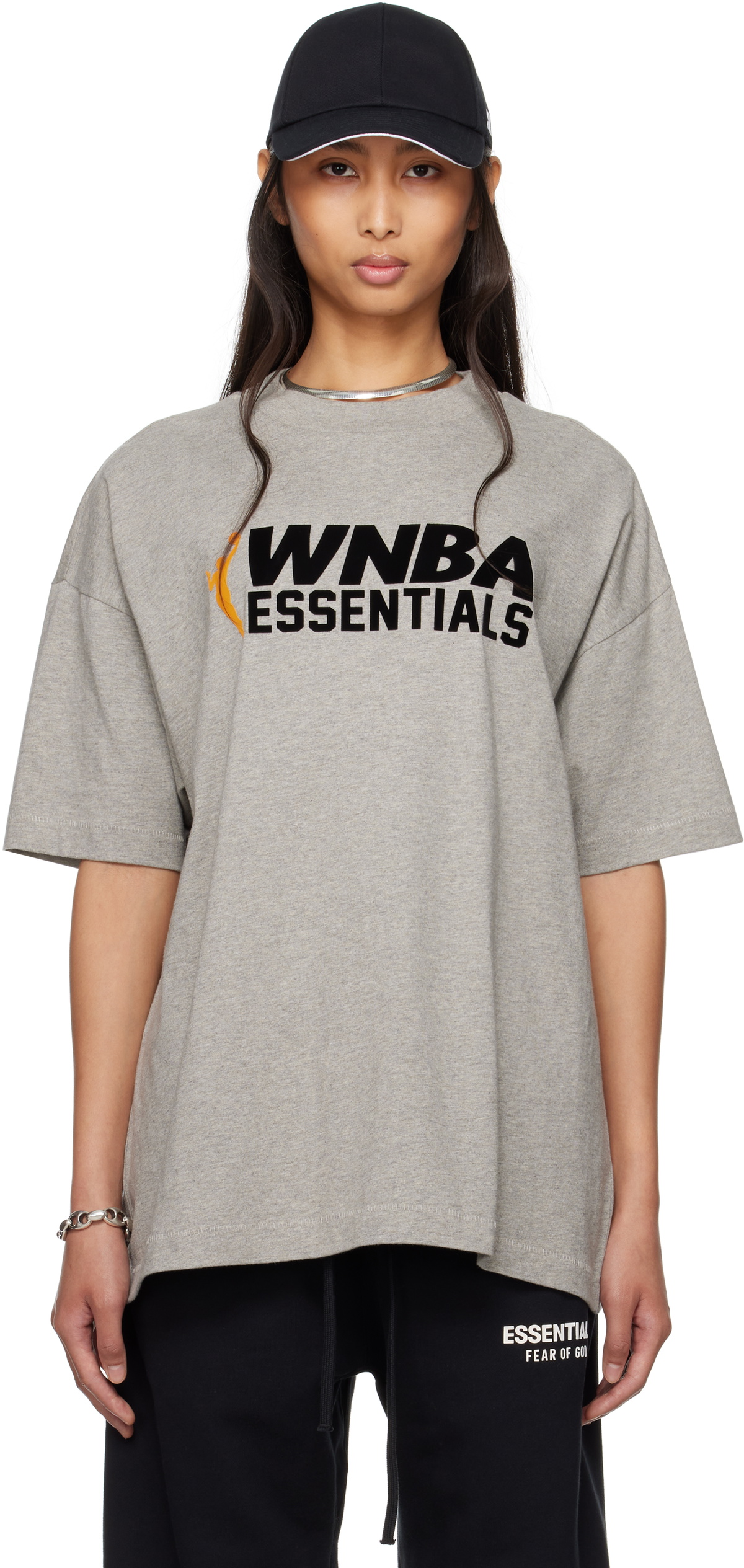 Fear of God ESSENTIALS Gray WNBA Short Sleeve T-shirt Fear Of God ...