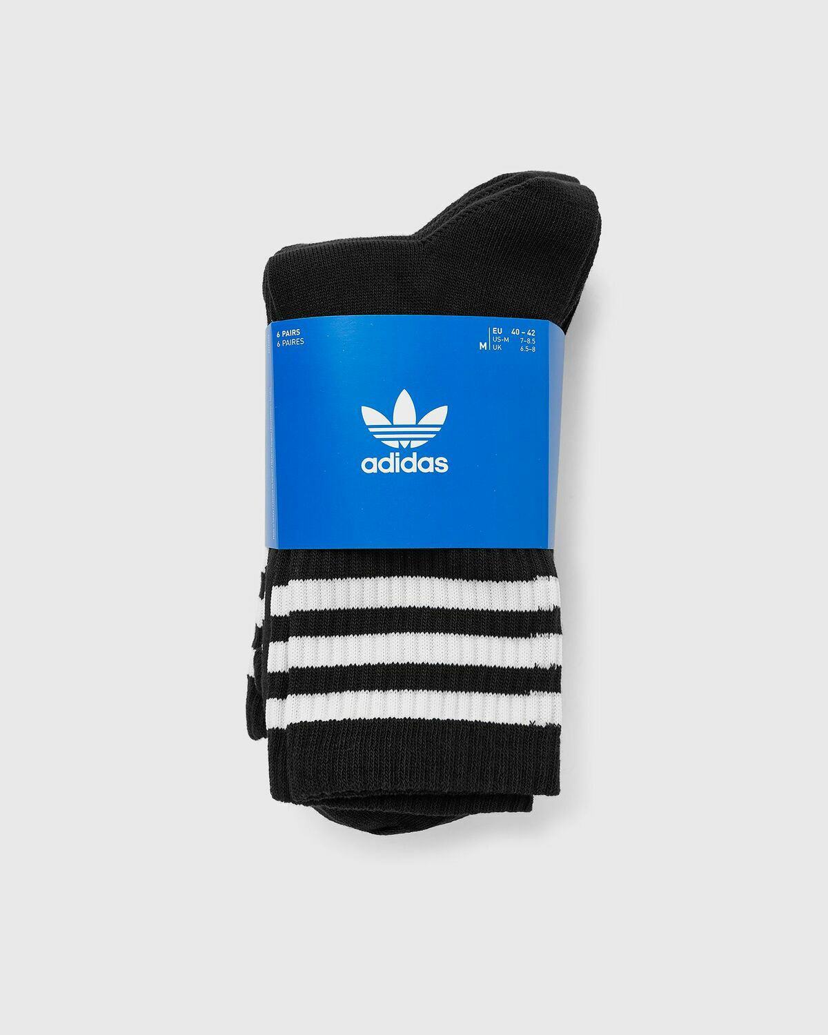 Adidas 3 Strip Crw 6 Pp Black Socks adidas