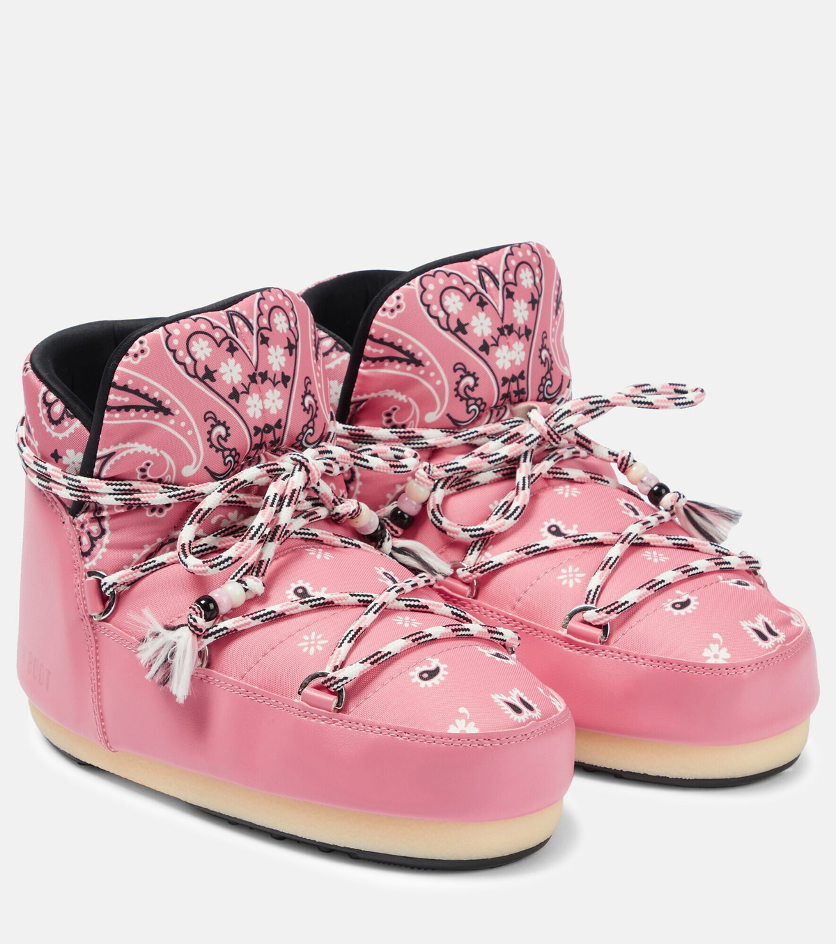 Alanui - Full Moon bandana-print boots Alanui