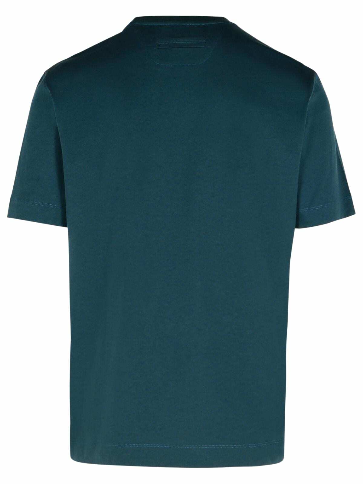 Zegna pure Green Cotton T-shirt Zegna