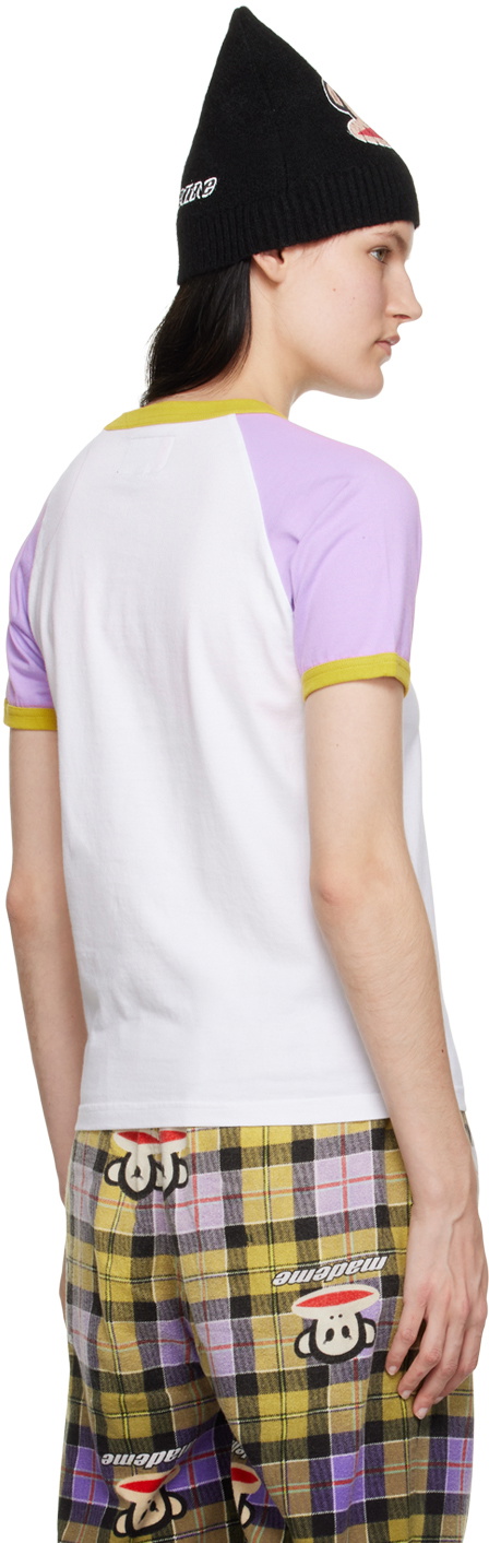 MadeMe White Ringer T-Shirt